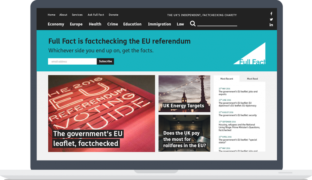 Clear Honest Design - Full Fact